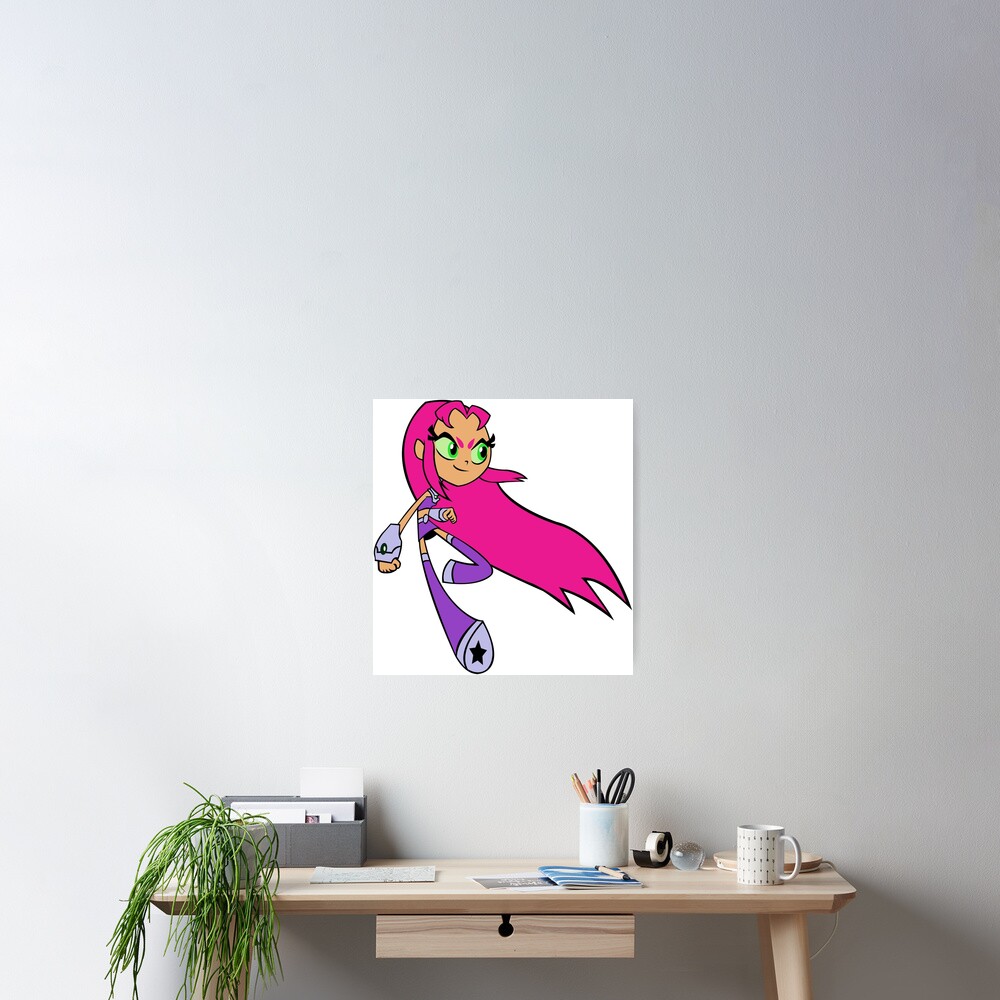 "Teen Titans - Starfire ready" Poster for Sale by MonkeyLi | Redbubble