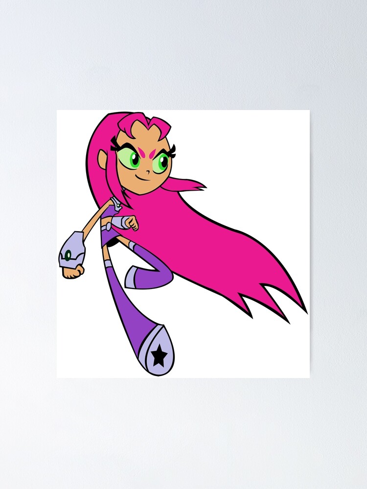 "Teen Titans - Starfire ready" Poster for Sale by MonkeyLi | Redbubble