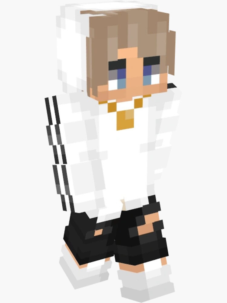 "Punz Minecraft Skin" Sticker for Sale by ChocolateColors | Redbubble