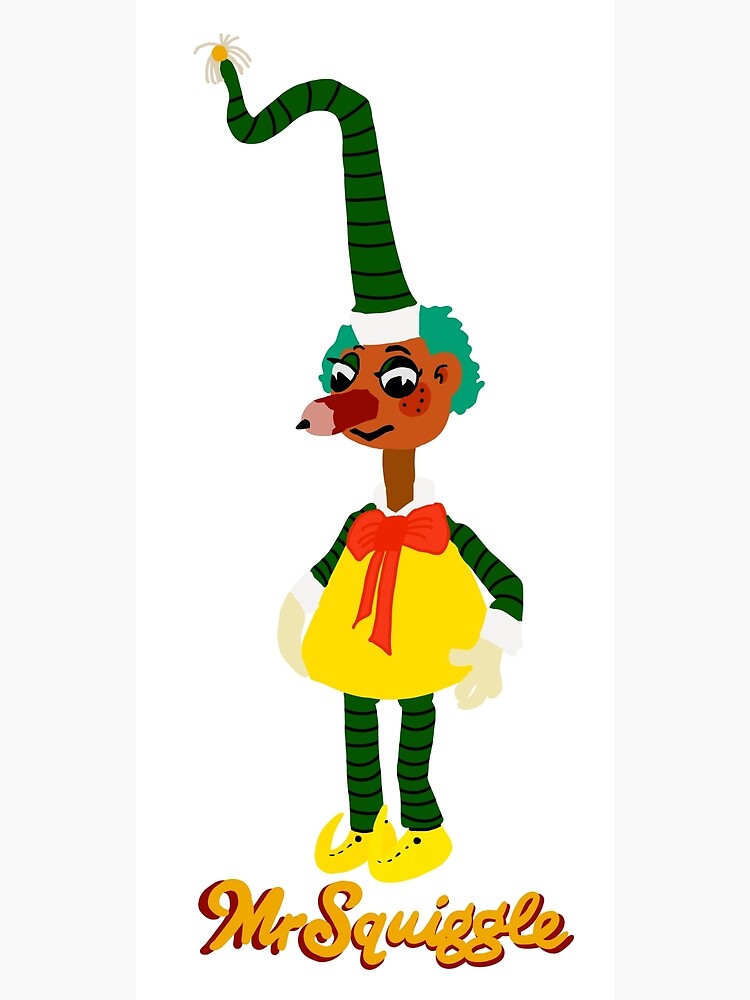 "Mr Squiggle" Poster for Sale by rachaelthegreat | Redbubble