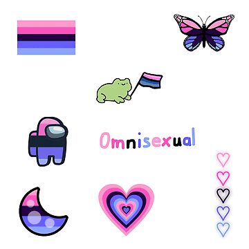 "Omnisexual Pride Bundle" Sticker for Sale by ChocolateColors | Redbubble