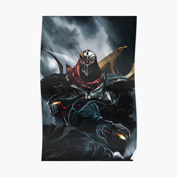 "Zed Painting" Poster for Sale by jgmoisesart | Redbubble