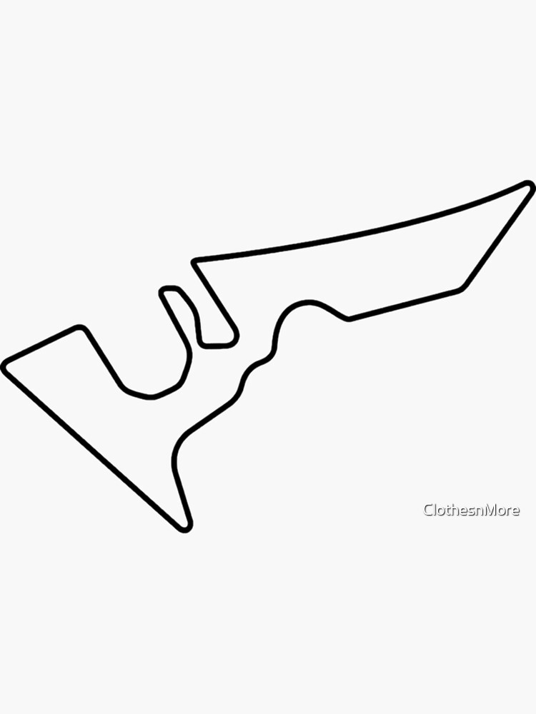 "COTA TRACK" Sticker by ClothesnMore | Redbubble