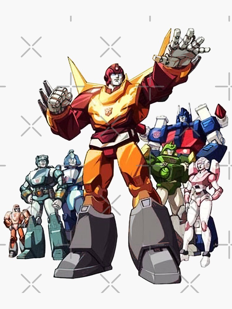 "Cybertron Heroes" Sticker for Sale by planetcybertron | Redbubble