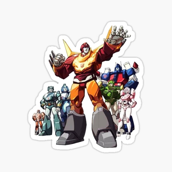 "Cybertron Heroes" Sticker for Sale by planetcybertron | Redbubble