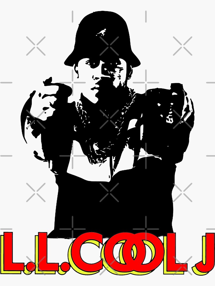 "LL Cool J" Sticker for Sale by b-sideNYC | Redbubble