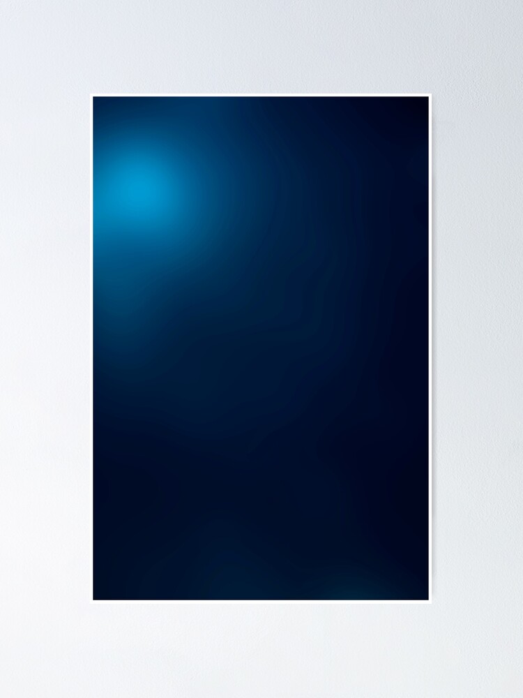 "Dark Blue Gradient Fade 2" Poster for Sale by JGVentures | Redbubble