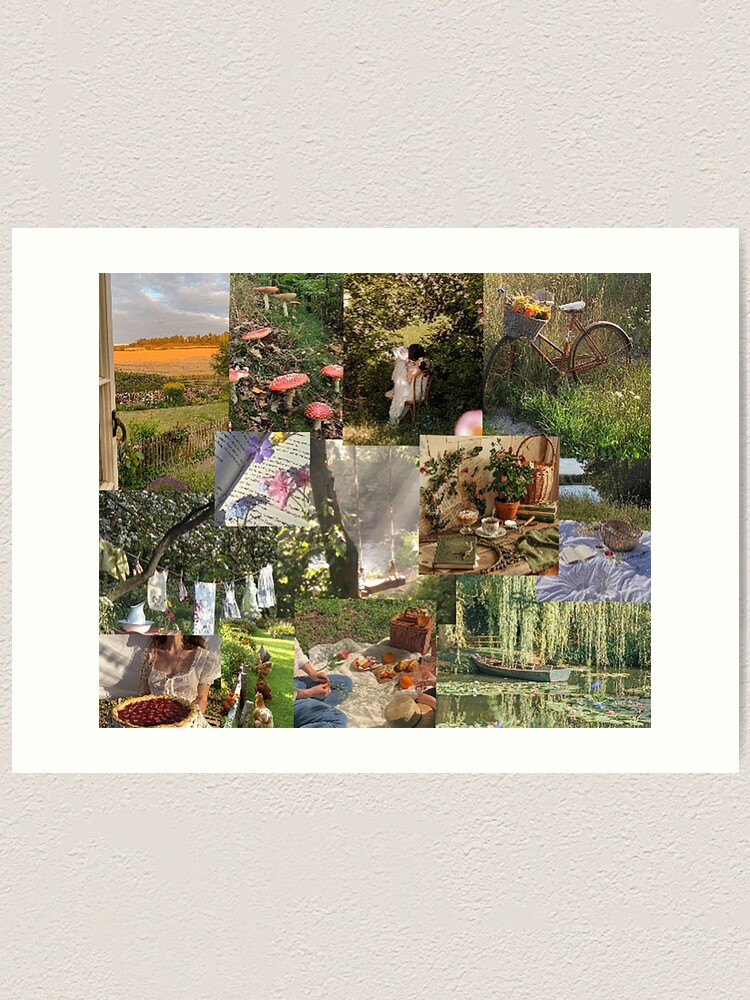"Cottagecore And Nature (Collage)" Art Print for Sale by -Ruby-Grace ...