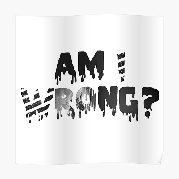 Póster «BTS - "¿Estoy equivocado?" (Alas)» de ohsoshinee | Redbubble