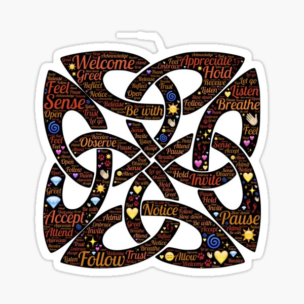 "Viking knot of goodwill!" Sticker by pfunkshaman | Redbubble