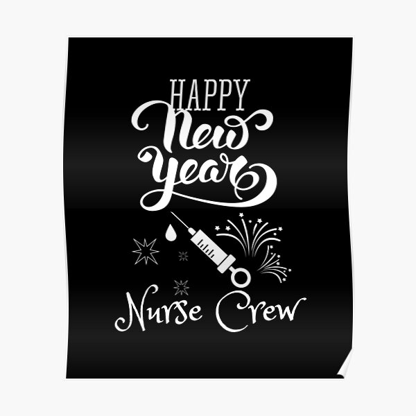 "Happy New Year Hospital Nurse Crew - New Year Gifts For Nurses and ...