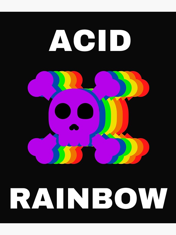 "acid rainbow" Poster for Sale by pecco-1978 | Redbubble