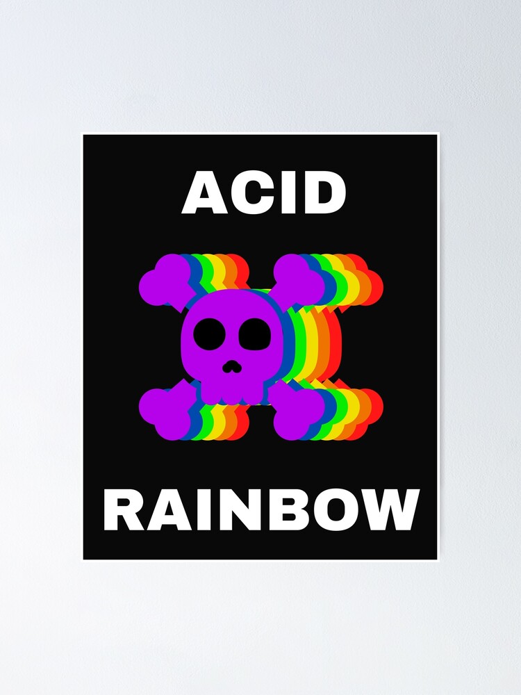 "acid rainbow" Poster for Sale by pecco-1978 | Redbubble