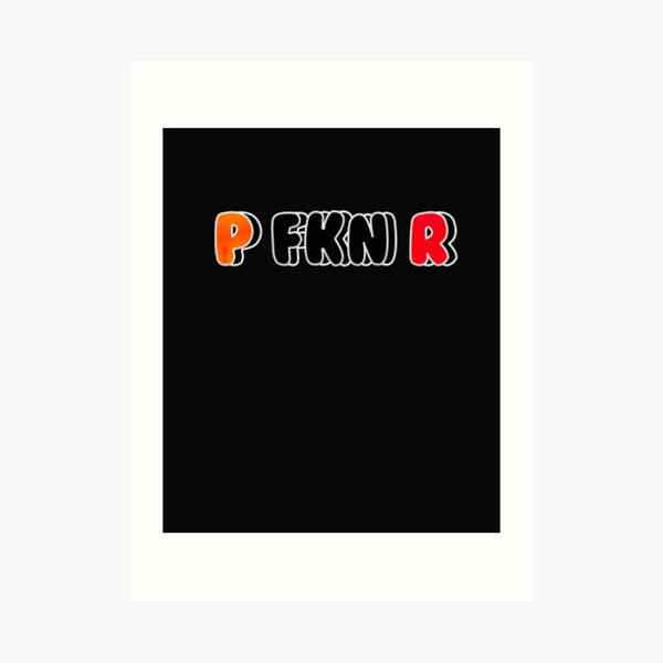 "P FKN R Puerto Rico Funny Meme" Art Print by jamal2000agadir | Redbubble