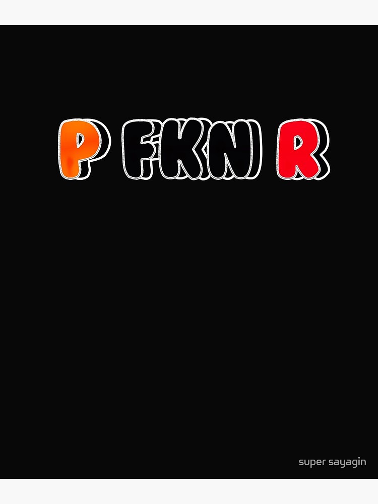 "P FKN R Puerto Rico Funny Meme" Art Print by jamal2000agadir | Redbubble