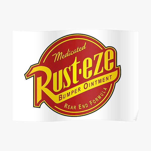"Rusteze sticker from Cars" Poster by IgorBokovArt | Redbubble