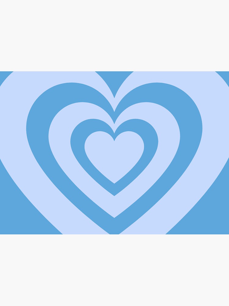 "Blue aesthetic heart" Sticker for Sale by caroliiina | Redbubble