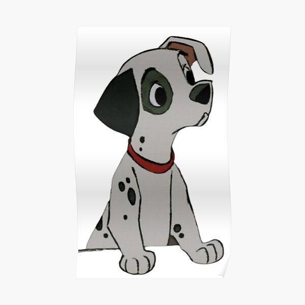 "Patch the dog" Poster for Sale by realspongii1 | Redbubble