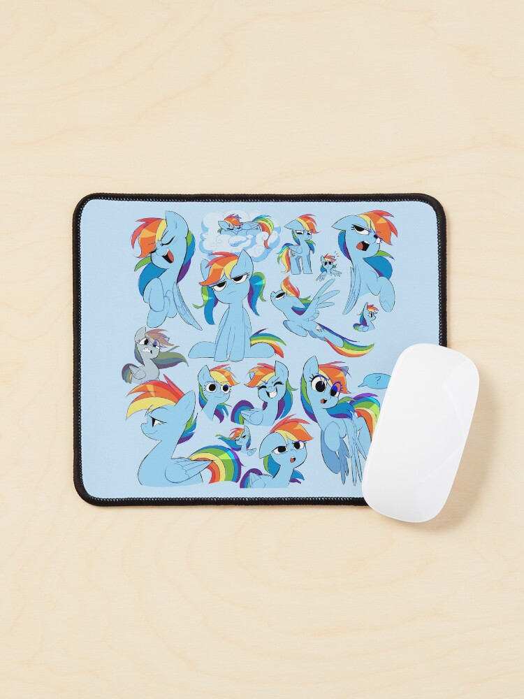 "Rainbow Pony" Mouse Pad for Sale by Syrupppy | Redbubble