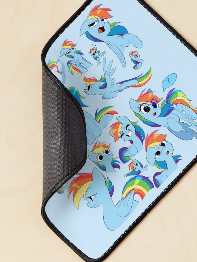 "Rainbow Pony" Mouse Pad for Sale by Syrupppy | Redbubble
