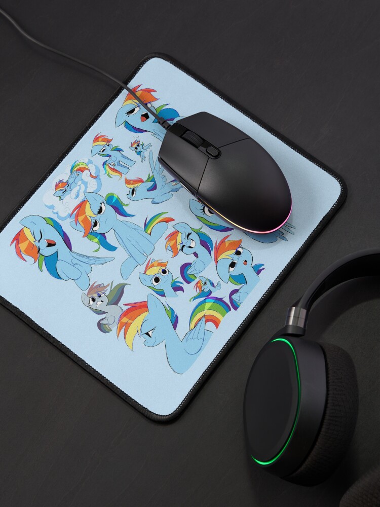 "Rainbow Pony" Mouse Pad for Sale by Syrupppy | Redbubble