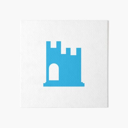"Map Symbol – Castle or Fort" Art Board Print by AvengingMeteor | Redbubble
