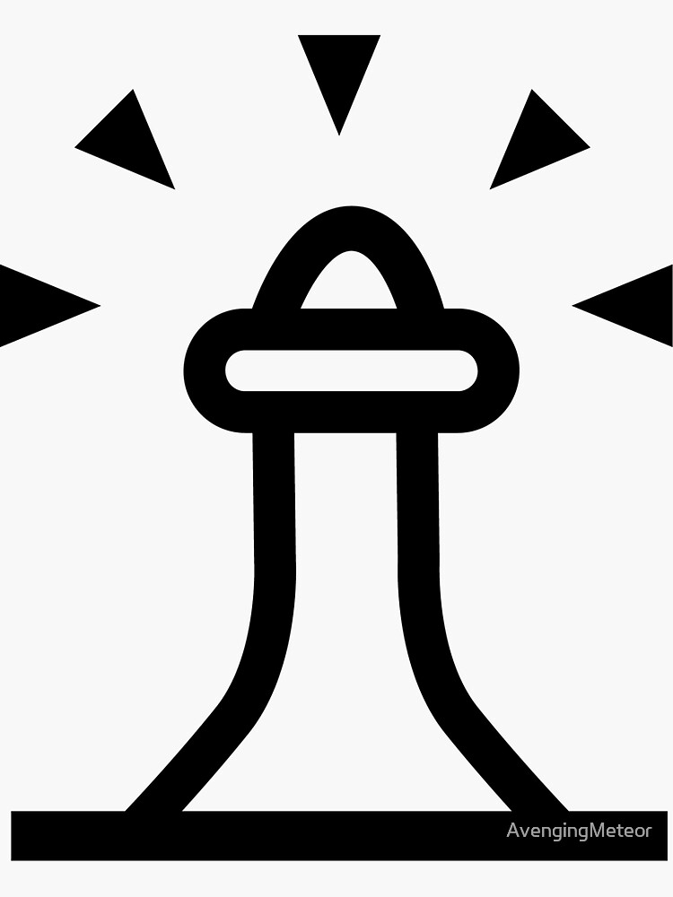 "Map Symbol – Lighthouse" Sticker for Sale by AvengingMeteor | Redbubble