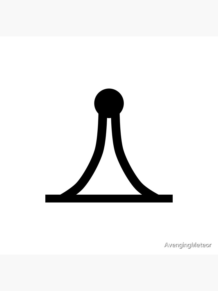 Póster «Símbolo del mapa - Baliza» de AvengingMeteor | Redbubble