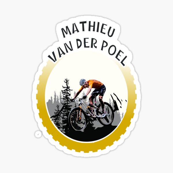 " Mathieu Van Der Poel Mountain Biker mtblife" Sticker for Sale by ...