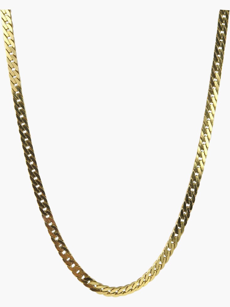 "Gold Chain" Sticker for Sale by DlNH0 | Redbubble