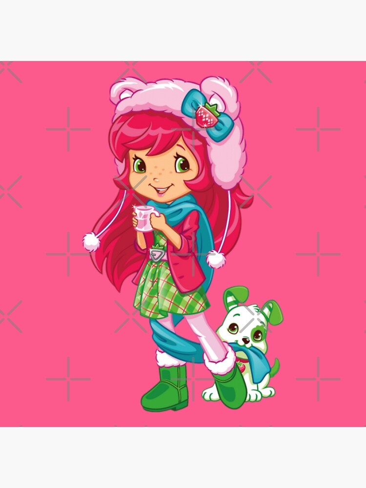 "Strawberry Shortcake With Her Dog Pupcake" Art Print for Sale by ...