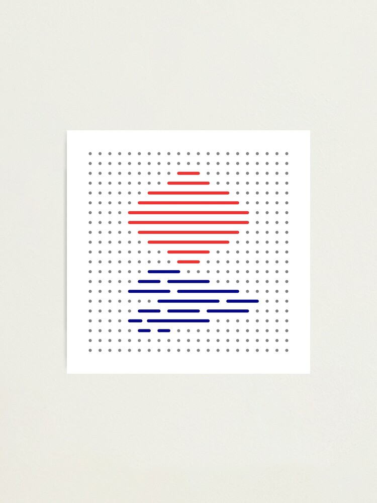 "Abstract Sunset Art - Dot and Line Sunset Art - Modern Abstract ...