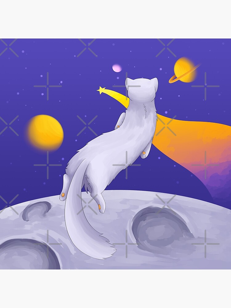 "Space ferret" Poster by Fallen-Raven | Redbubble