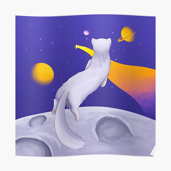 "Space ferret" Poster by Fallen-Raven | Redbubble