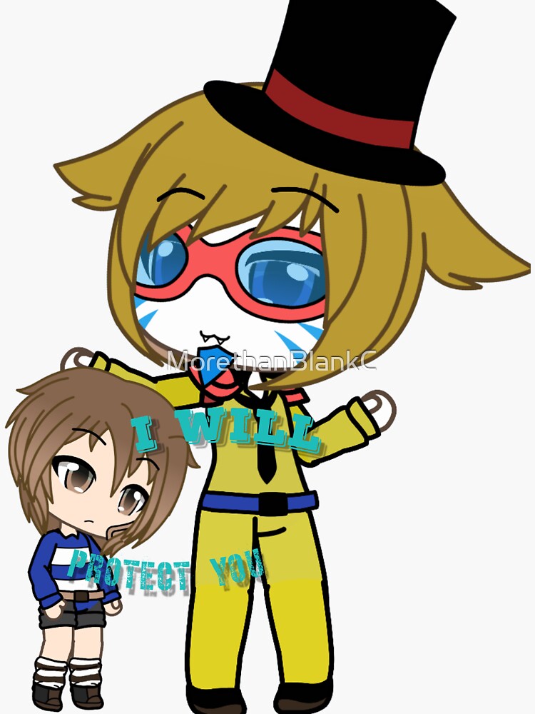 "Glamrock Freddy and Gregory fnaf security breach" Sticker by ...