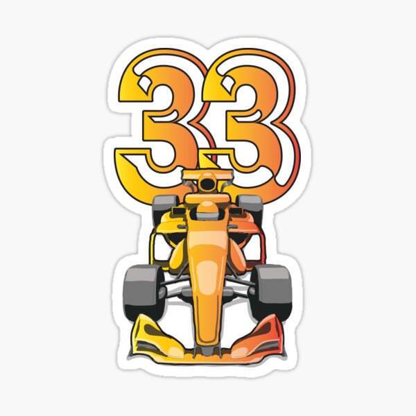 "F1 Verstappen 33 Formula1 Car Red bull" Sticker for Sale by ...