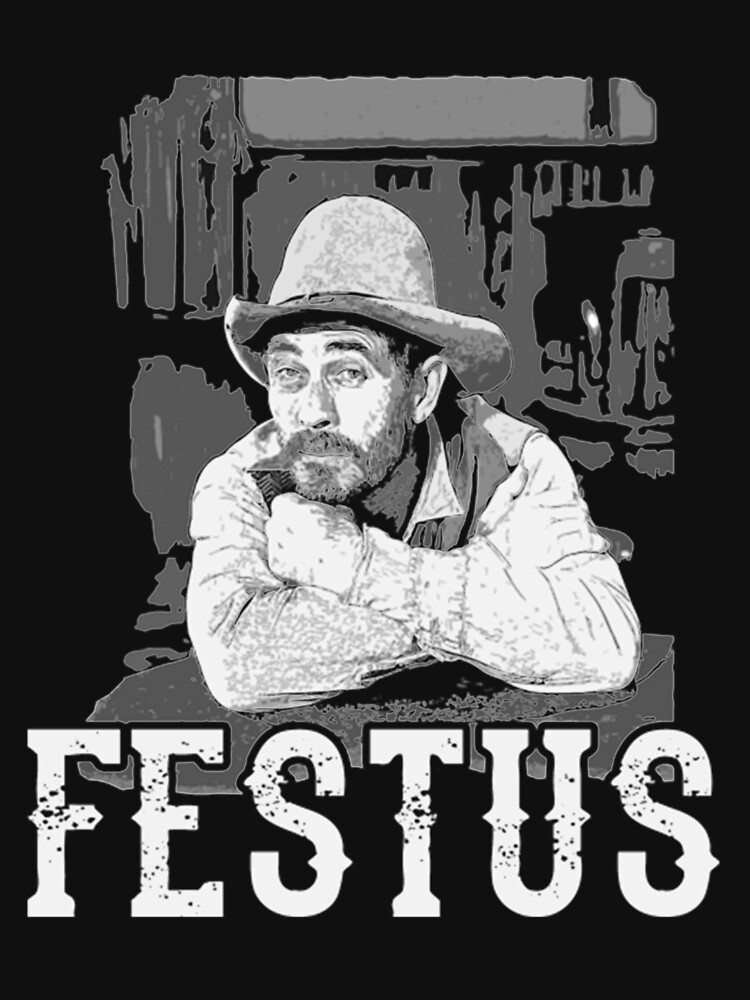 "Festus from Gunsmoke " T-shirt for Sale by winoartdesign | Redbubble ...