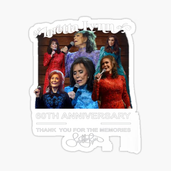 "Loretta lynn" Sticker by Amatrezlahcen22 | Redbubble