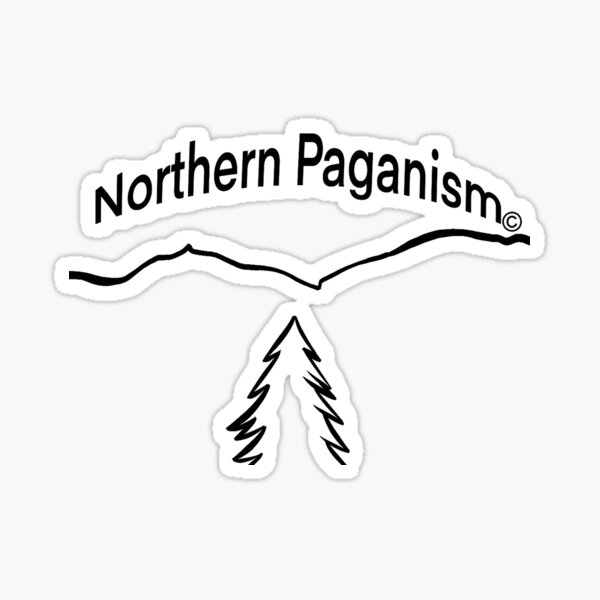 "Northern Paganism Logo" Sticker by Scott-BillieJo | Redbubble