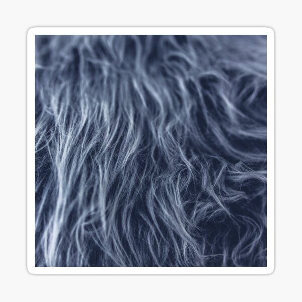 "hairy fur" Sticker by bano12 | Redbubble
