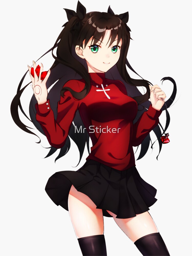 "Rin Tohsaka" Sticker for Sale by LastStopForU | Redbubble