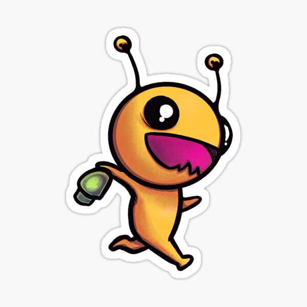" Alien Hominid" Sticker for Sale by segathi | Redbubble