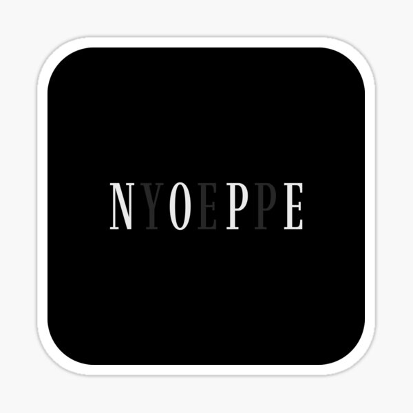 "Nope Yep" Sticker for Sale by geek-updated | Redbubble