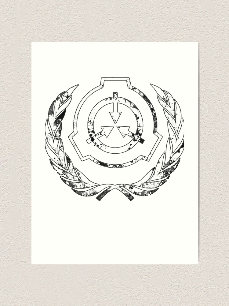 "scp Foundation logo " Art Print for Sale by Yu-u-Ta | Redbubble