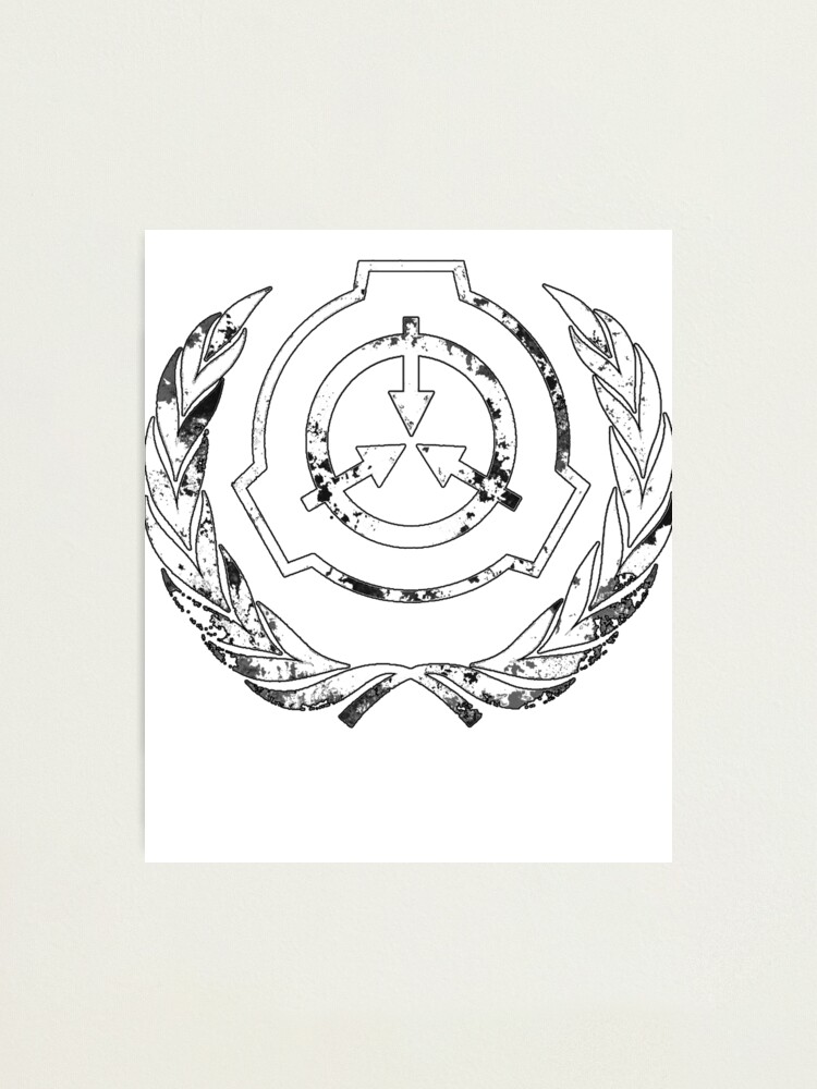 "scp Foundation logo " Photographic Print for Sale by Yu-u-Ta | Redbubble