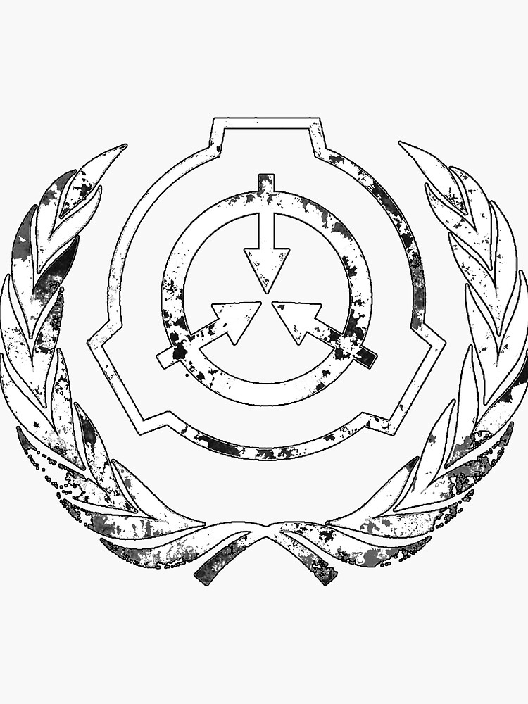 "scp Foundation logo " Sticker for Sale by Yu-u-Ta | Redbubble