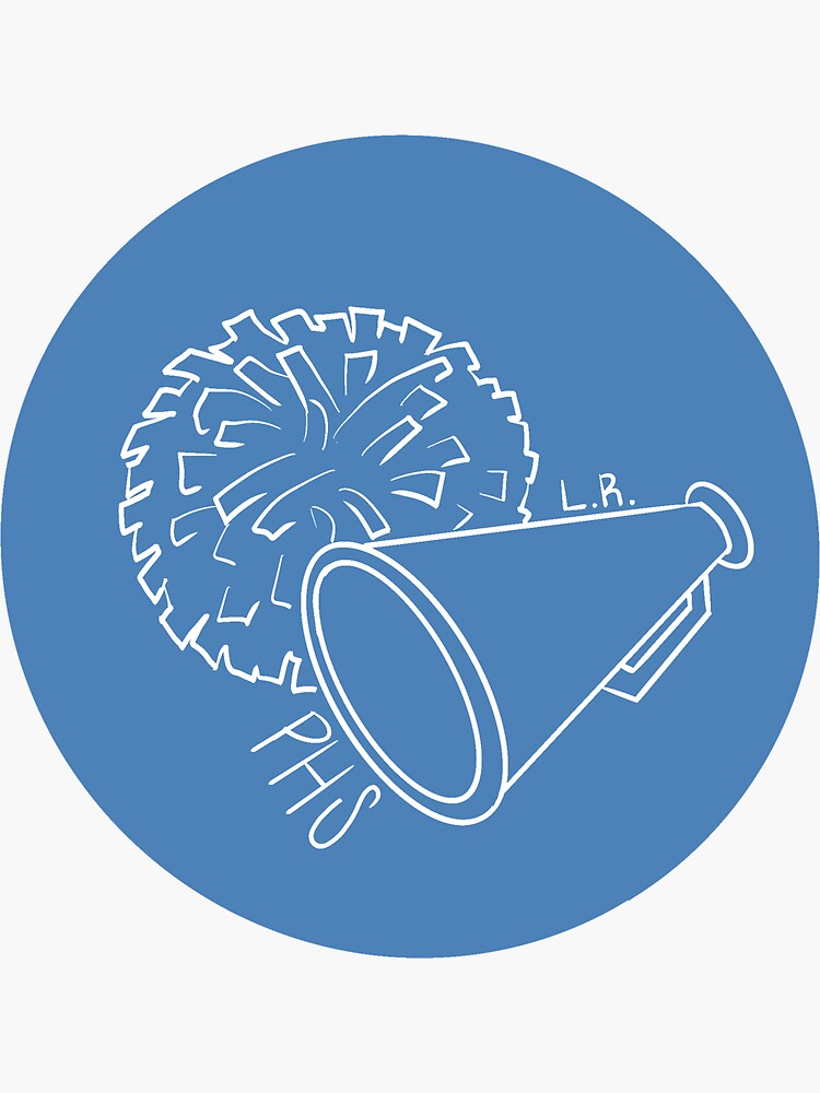 "PHS Cheer Logo" Sticker for Sale by Emma-Knott | Redbubble