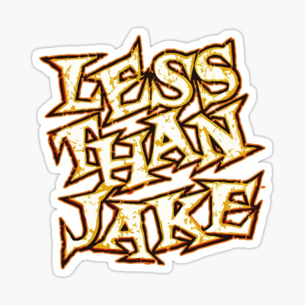 "Less Than Jake" Sticker by IsabelBindi | Redbubble