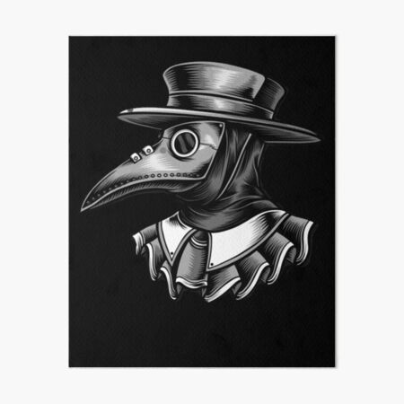 " SCP Foundation Plague Doctor " Art Board Print by Yu-u-Ta | Redbubble