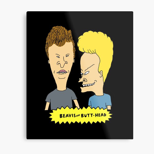 "Beavis and Butthead / Beavis And Butt-Head Big Heads Logo / Beavis and ...